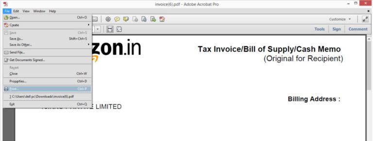 How to Print an Amazon Invoice? | Step by Step Guide