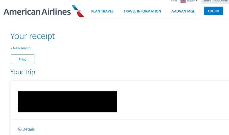 How to Get & Print an American Airlines Receipt? | Step by Step Guide